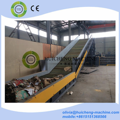 PLC control full automatic hydraulic waste paper cardbaord PET bottle baling press machine