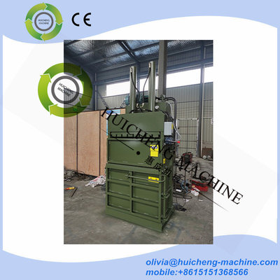 Manual Control Hydraulic Vertical Waste Paper Baler/Waste paper carton recycling plastic baler vertical packing machine