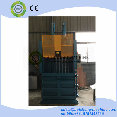 Lifting Door Cardboard baling press machine/safety door plastic bottle baler/sliding door waste paper compress baler