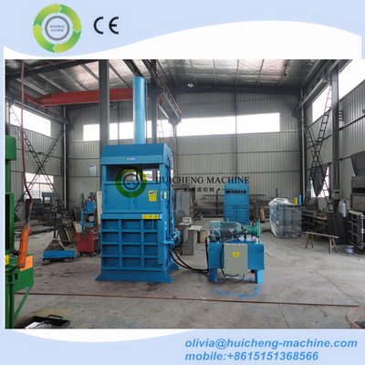 hydraulic press vertical coconut fiber/vertical hay straw baling press machine/ vertical plastic bottle compactor