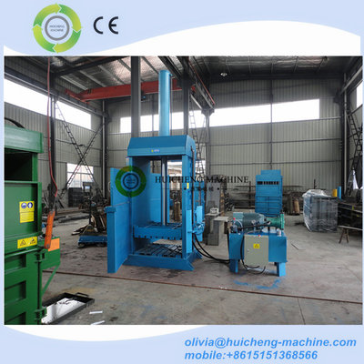hydraulic press vertical coconut fiber/vertical hay straw baling press machine/ vertical plastic bottle compactor