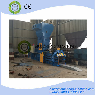 automatic horizontal baling press machine/waste plastic film baling machine/cardboard baler horizontal baler automatic