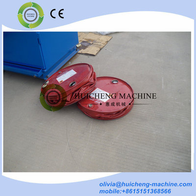 Best popular vertical scrap oil drum baler for sale/steel waste oil drum crusher baler/210L Steel waste oil drum baler
