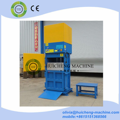 vertical baling compacting rubbish press machine/ Scrap Paper small trash compactor/on board press machine