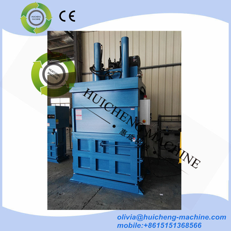 Hydraulic driven recycling vertical baler equipment /vertical waste paper plastic film/ vertical cardboard baler