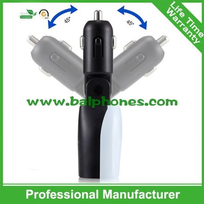 Mini and Stylish USB Car Charger 2.1A for Truck and Car 12-24V Up to 12 Color Combination