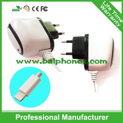 Cheapest Price Travel Adapter 2 Amp USB Wall Charger with Cable