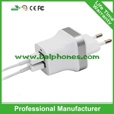 2015 Newest 2USB Travel Adapter Shenzhen Universal Travel Charger For E-book Readers,PC,PD
