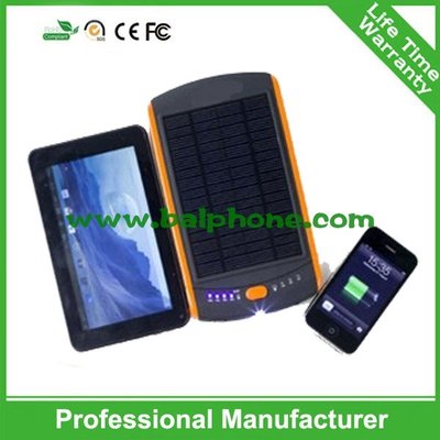 2015 faster charging solar, solar charger powerbank 6000mah for cellphone