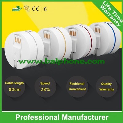 universal usb cable 3 in1 retractable usb cable charge and data cable 3 in1 retractable