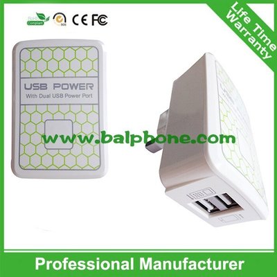 4USB Port Wall Charger for iPad ,4 USB Travel Charger for Samsung,Wall Plug Charger