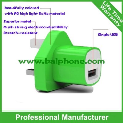 USB home charger for smartphone