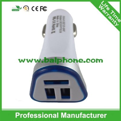 High quality 5.2A 3USB Car Charger for iPhone for iPad for Tab