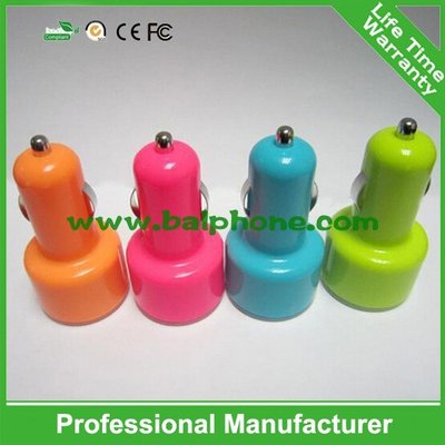 5V 2.1A mini dual usb car charger