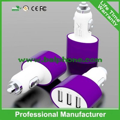 2015 New Design 5V 6.3A 3USB Car Charger Manufacturers & Factory of Usb Car Charger