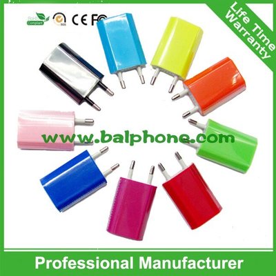 Wholesale mobile phone charging 5v 1a usb wall charger