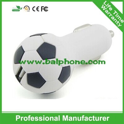 mobile phone single usb football car charger