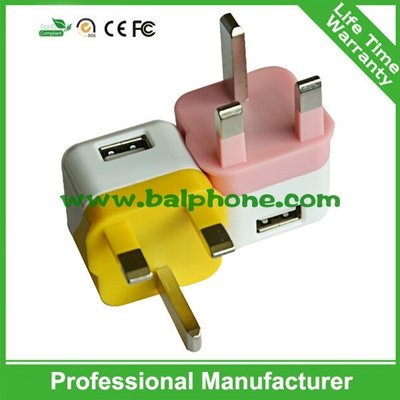Good quality 5V 1A dual usb mobile phone travel charger,home charger,wall charger