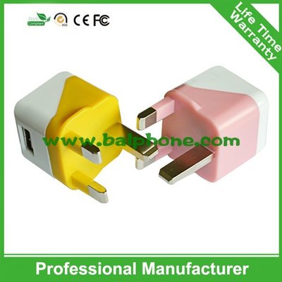 Good quality 5V 1A dual usb mobile phone travel charger,home charger,wall charger