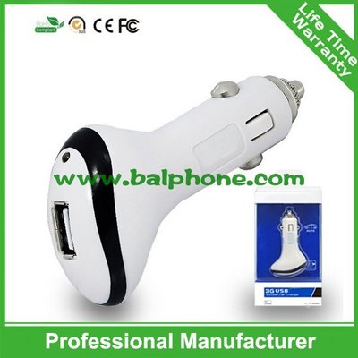 New Drumstick Shaped Car Charger 5V1A Mini USB Car Charger for Android Phones