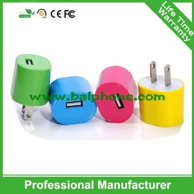 USB wall charger for smartphone