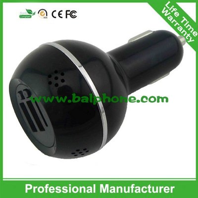 Universal Mobile Phone 2 Port Micro Usb Wireless Car Charger with Electric Incense Burner
