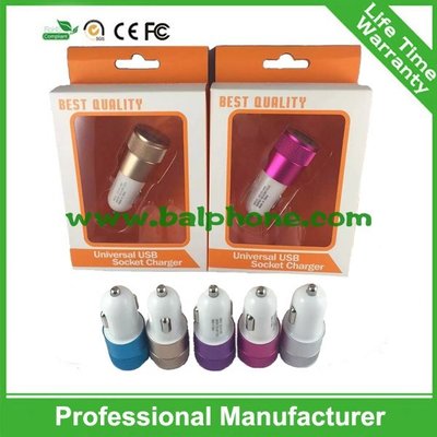 Fashion and high quality dual usb car charger 2.1A CE,RoHS,FCC