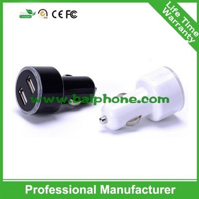 Universal car cigarette socket 5v 2.1a dual usb car charger