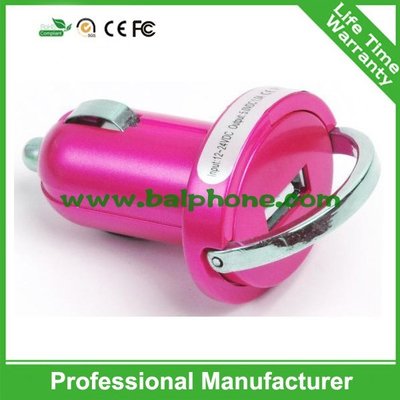 Newest Design Fashionable 5V 1A Single USB pull-tab Car Charger