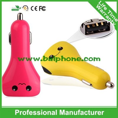 2015 New products Portable micro car charger usb dual usb car charger