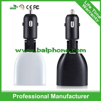 Mini and Stylish USB Car Charger 2.1A for Truck and Car 12-24V Up to 12 Color Combination