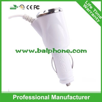 Fashion with cable car charger for iphone5/iphone4/HTC/Sumsung cellphone