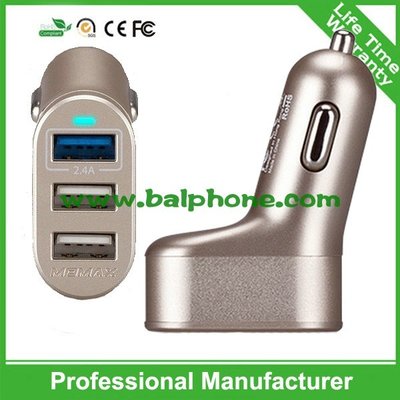 5V 5.1A 3 port USB Car Charger ,3usb car charger,3usb travel charger for iphone 6 for ipad