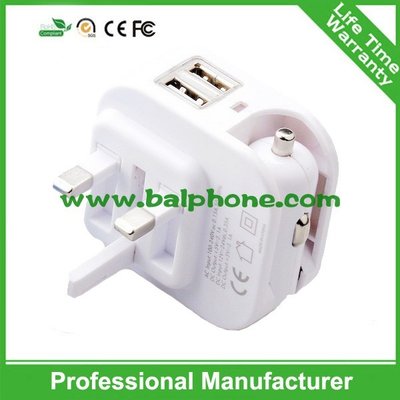 Hot sale 2 in 1 travel and car charger dual usb car chargers