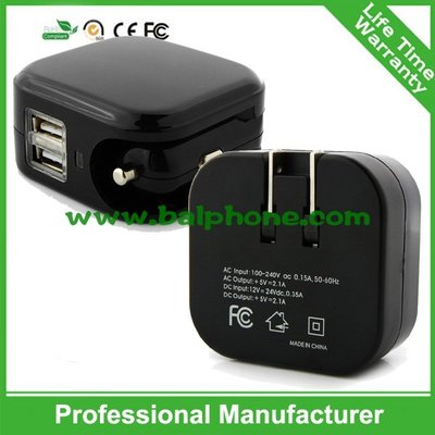 Hot Sale 3-in-1 Car, Travel and USB Charger for iPhone 6