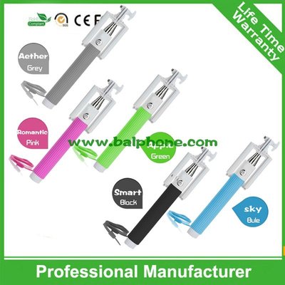 Mobile Phone selfie stick monopod handheld Monopod Selfie-Stick with bluetooth