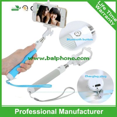 Mobile Phone selfie stick monopod handheld Monopod Selfie-Stick with bluetooth