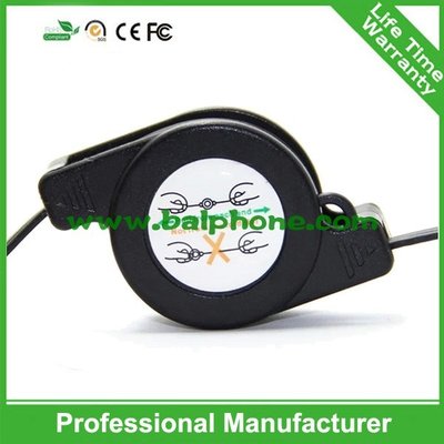Extension Colorful 5 pin Micro Logo Custom Retractable Usb Cable