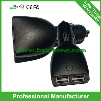 High speed 5V/4.2A 4USB port car charger for iPhone for iPad for Tab