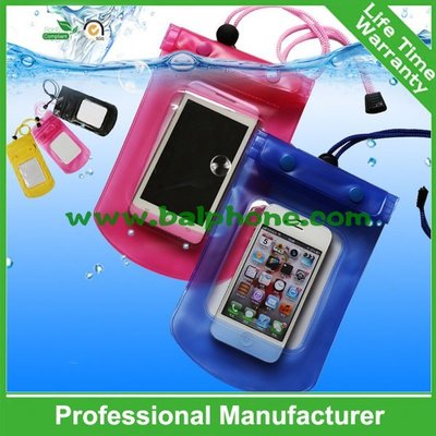 pvc waterproof phone bag fashion phone pvc waterproof case