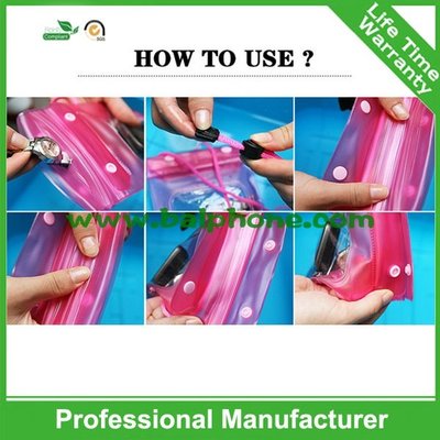 New arrival smart phone waterproof case for beach