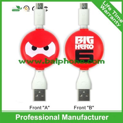 1m ew retractable cable with hello kitty