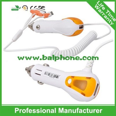2015 hot new products for 2015 3 in 1 car charger