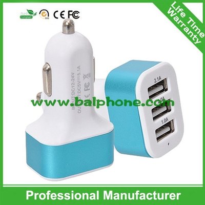 universal usb car charger 3 usb port car charger usb hub