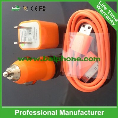 3 in 1 Mobile phone 1 pcs US Plug +1pcs Car charger