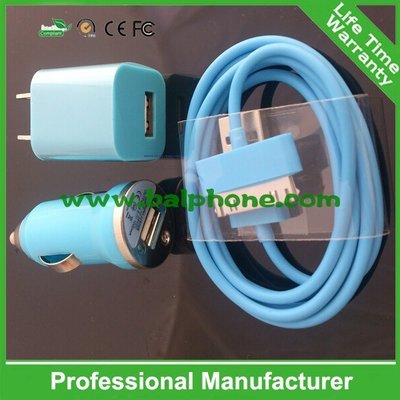 3 in 1 Mobile phone 1 pcs US Plug +1pcs Car charger