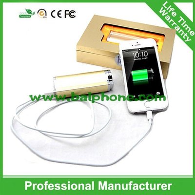 Full Capacity Metal Cigar Lighter External Power Bank 2000mah Powerbank, Mobile Battery
