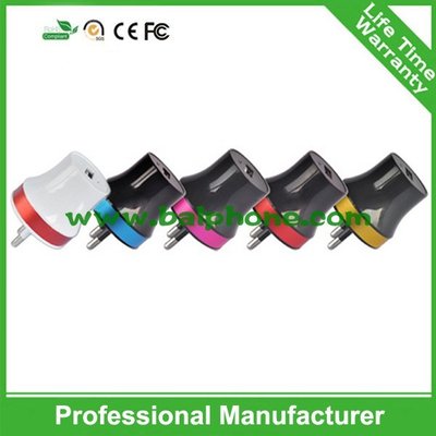 Hot sale use for mobile phone Dual USB wall charger 5V 2.1A