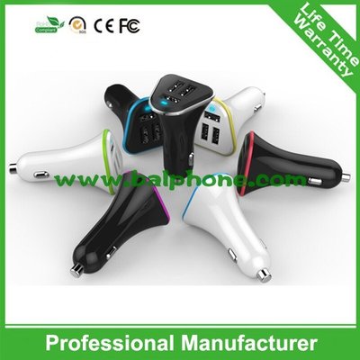 High quality 5.2A 3USB Car Charger for iPhone for iPad for Tab