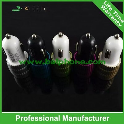 Professional universal 5V 2.1A Dual usb car charger manufacturer